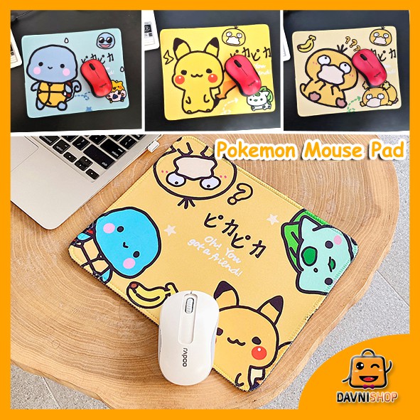 [SG Ready Stock] Pokemon Cute Mouse pad Antislip Mouse Mat | Shopee ...
