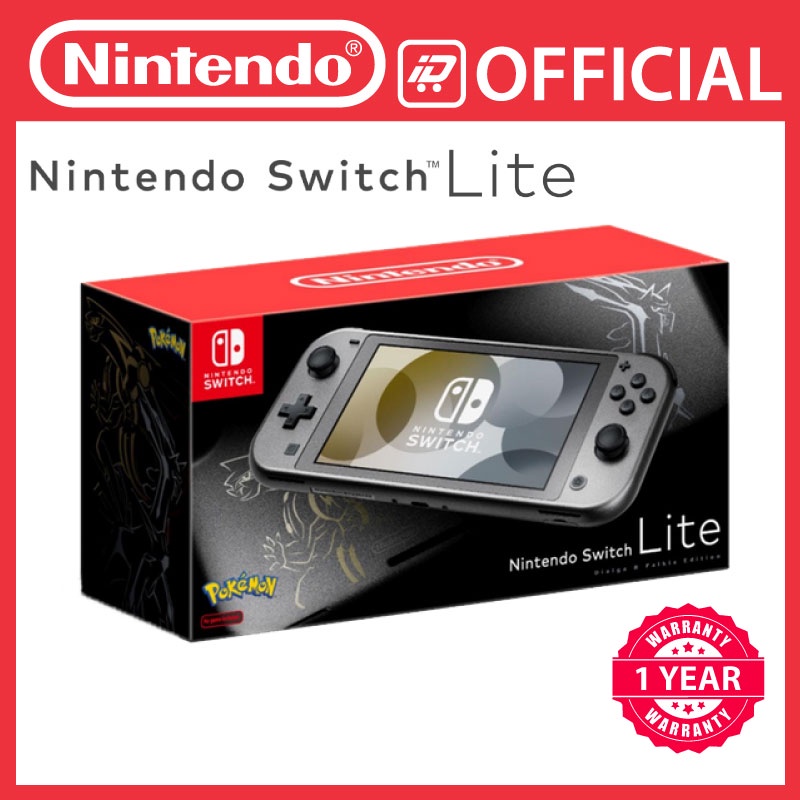 Nintendo Switch Lite - Pokemon Dialga & Palkia Edition - 1 Year Local ...