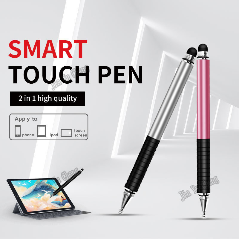 2 in 1 Touch Pen Multifunction Stylus Fine Point Round Thin Tip Stylus ...