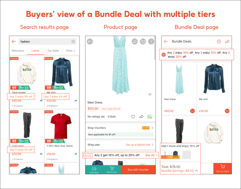 Adding Bundle Deal tiers | SG Seller Education [Shopee]