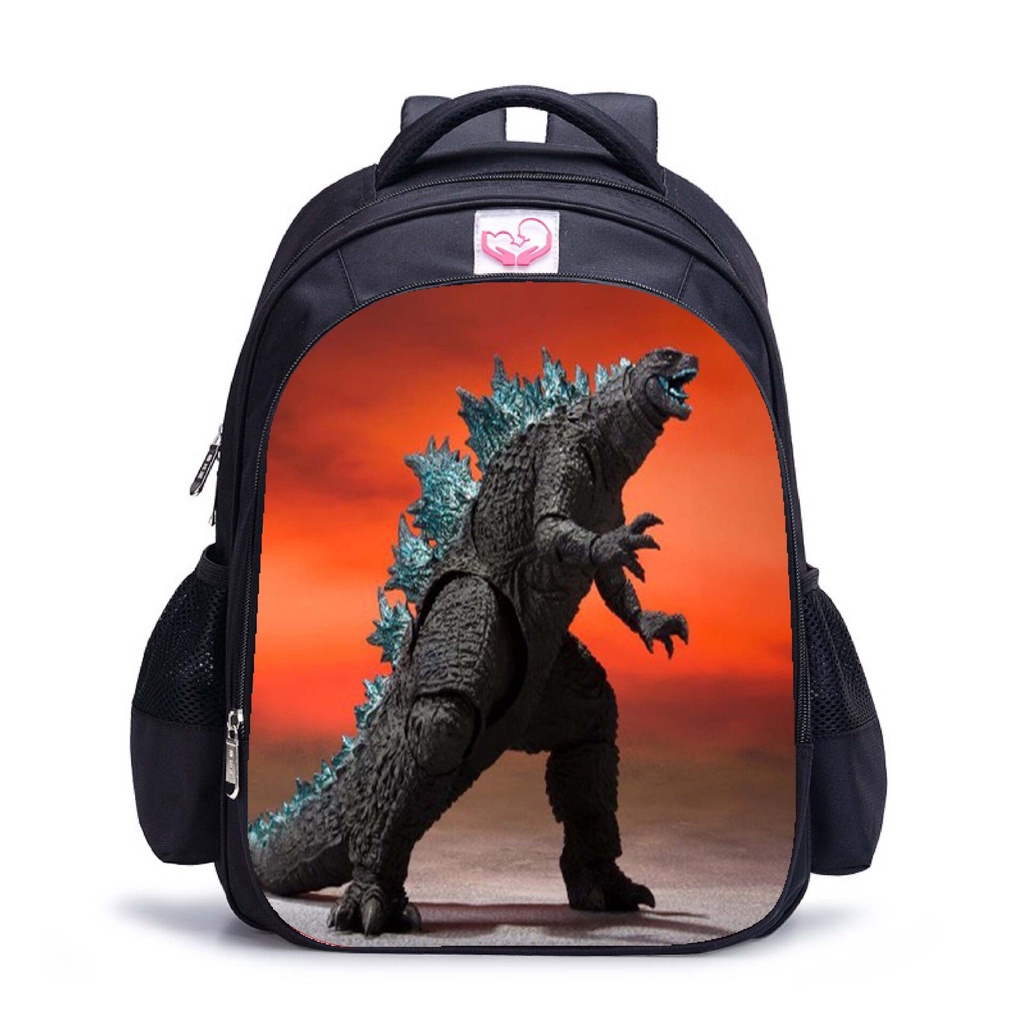 Godzilla vs King Kong Backpack for Kids Lightweight King Ghidorah bag ...