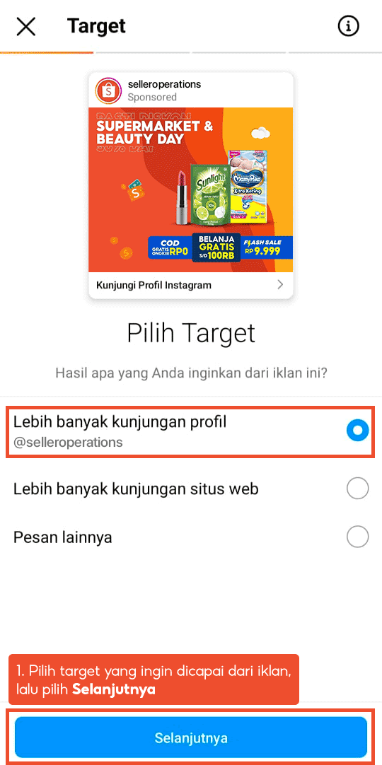 Fitur Instagram Ads | Pusat Edukasi Penjual Shopee Indonesia