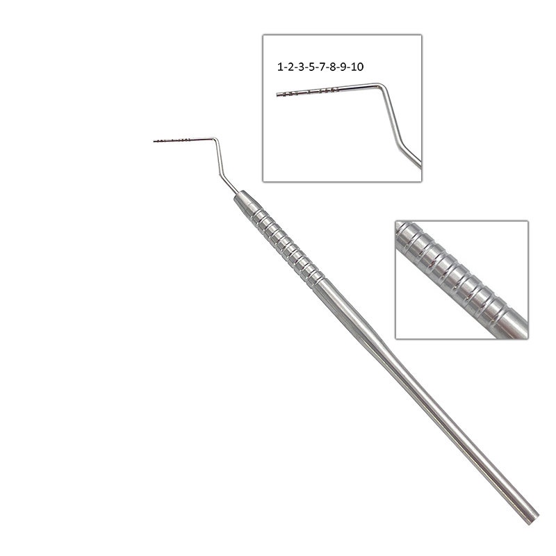 Dental Stainless Steel Periodontal Probe with Ruler Endodontic Probe ...