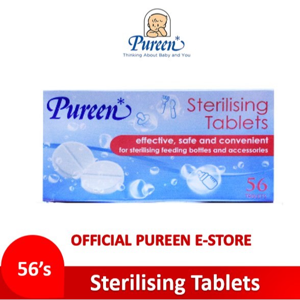 Pureen Sterilising Tablets 56's | Shopee Singapore