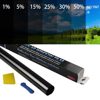 Solar Film for Car Windscreen 50cm X300cm Tinted In Black Clear Solar ...