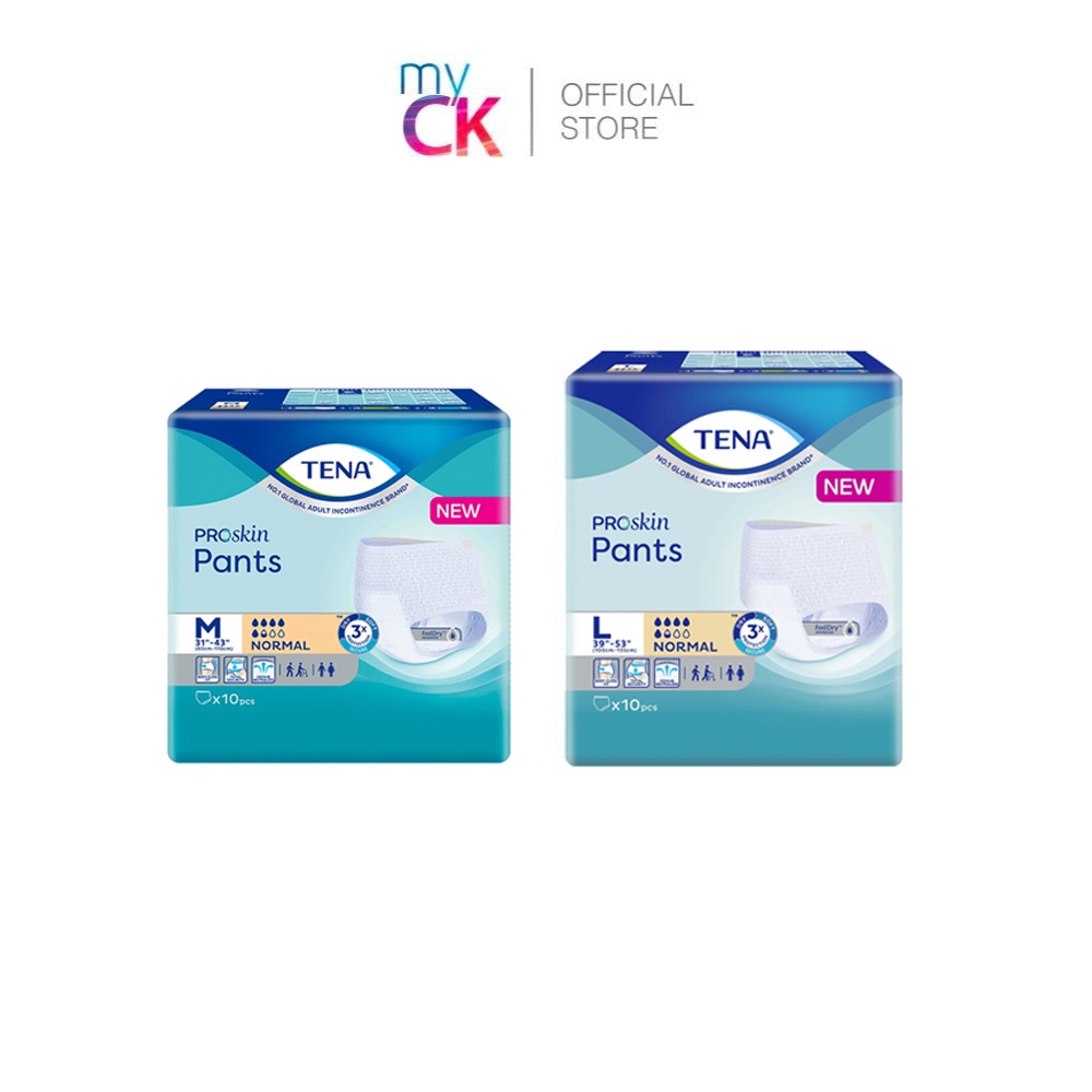 (Bundle of 4) TENA Diaper Pants Adult PROskin - Normal (M/L) | Shopee Singapore