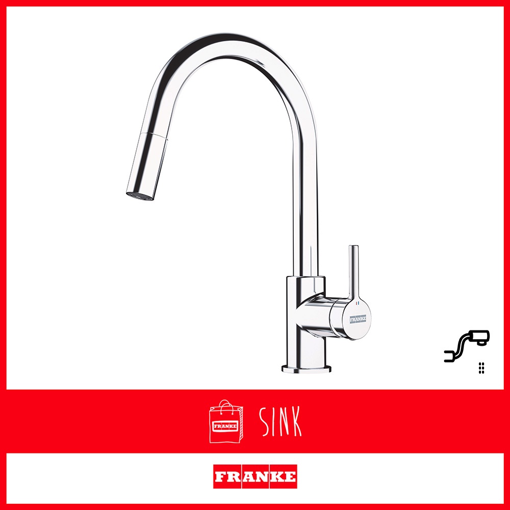 Franke Tap Lina Pull Out Chrome CT933C | Shopee Singapore