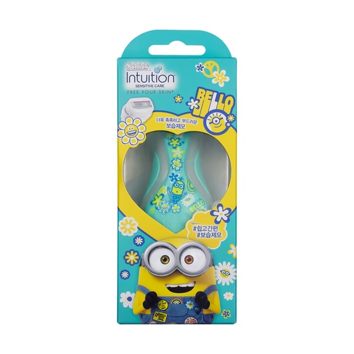 Schick Sensitive Intuition Women's Razor Minions Green Limited Edition ...