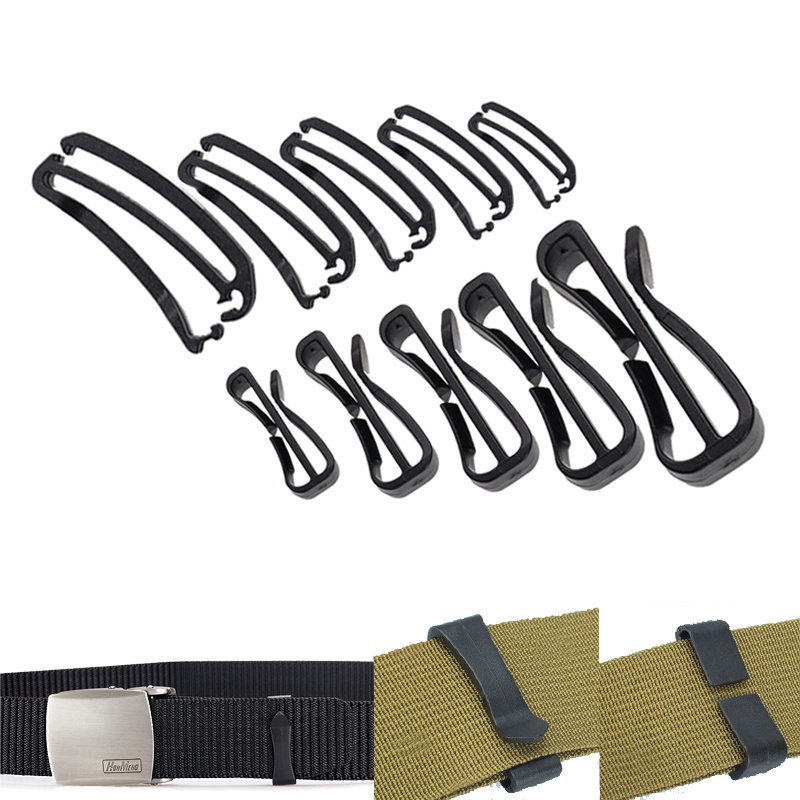 5Pcs 20/25/32/38/50mm molle attachment webbing strap buckle waist belt ...