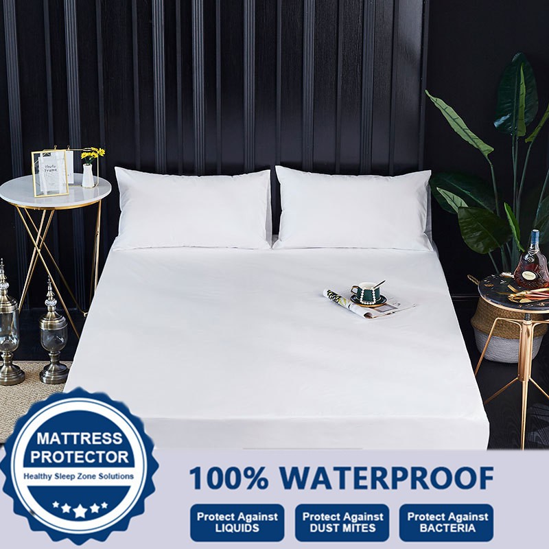 Local Seller Waterproof Mattress Cover Fitted Type/ Single / Super ...
