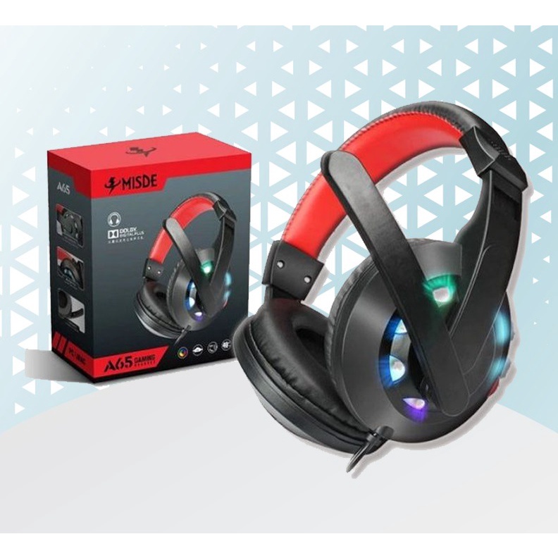 New Arrival MISDE STEREO HEADPHONE GAMING HEADSET MODEL: A63 | Shopee ...