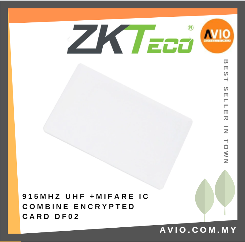 ZKTECO Encrypted UHF + MIFARE IC Mifare Combine Combi Card DF02 ...