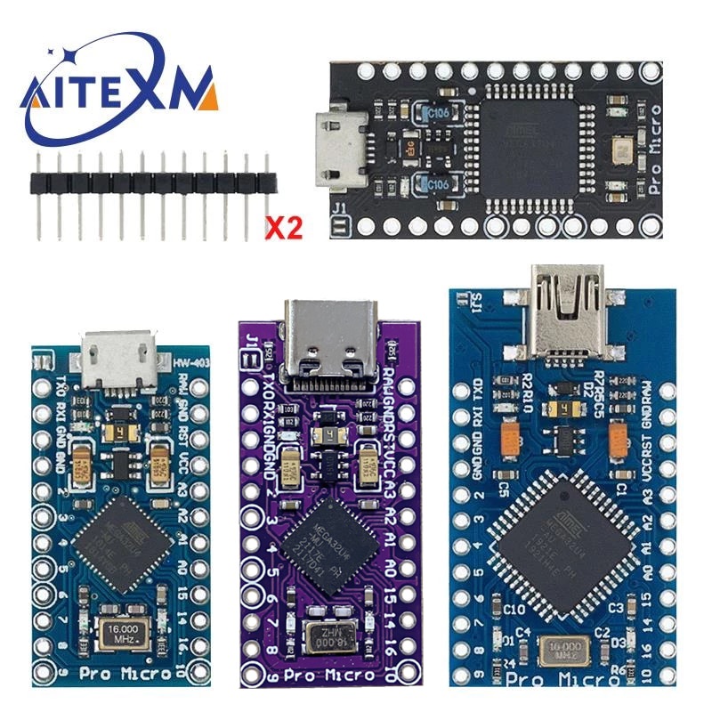 MICRO/MINI/TYPE-C USB ATMEGA32U4 Module 5V 16MHz Board For Arduino ... MICRO/MINI/TYPE-C USB ATMEGA32U4 Module 5V 16MHz Board For Arduino ...