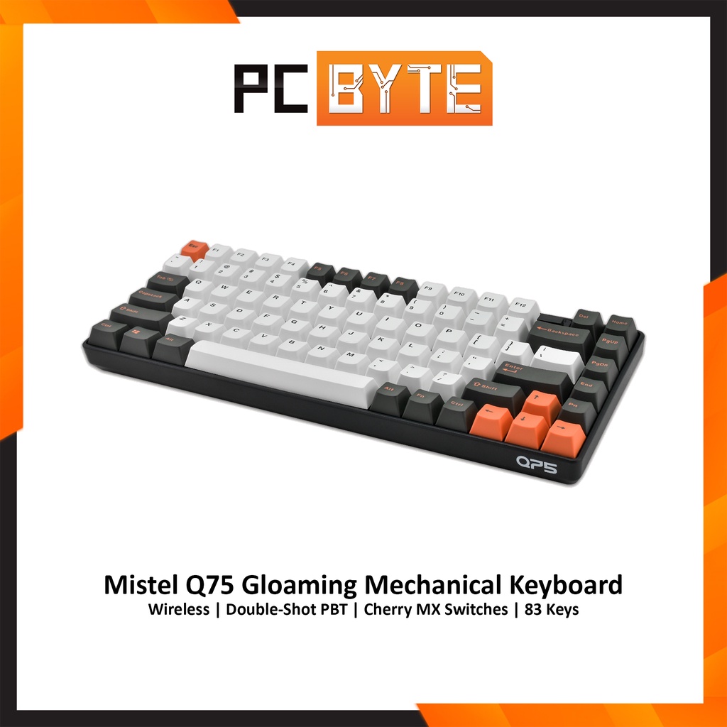 Mistel Q75 Gloaming Mechanical Gaming Keyboard - (Wireless | Double-Shot PBT | Cherry MX ...