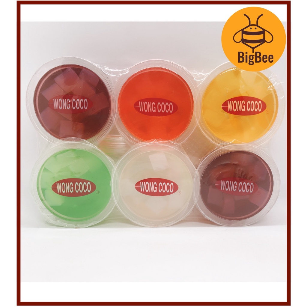 WONG COCO Jelly with Nata De Coco - 120g x 6's | Shopee Singapore