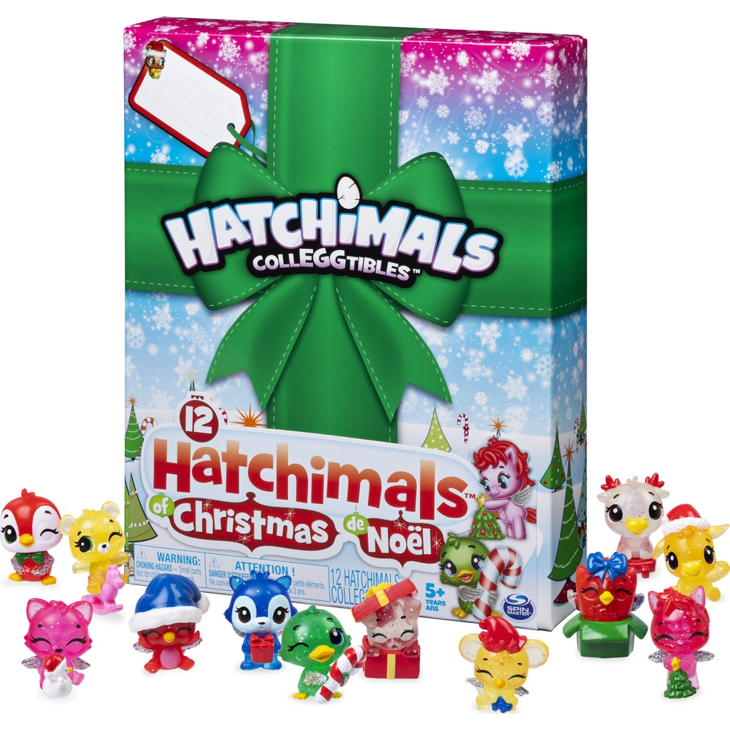 Hatchimals Colleggtibles 12 Hatches of Christmas Pack Collectables ...