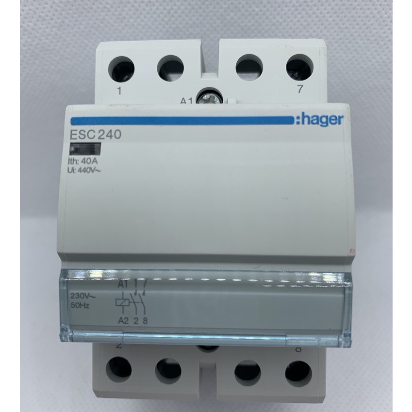 Hager ESC240 Contractor 40A, 2NO, 230V - 50Hz | Shopee Singapore