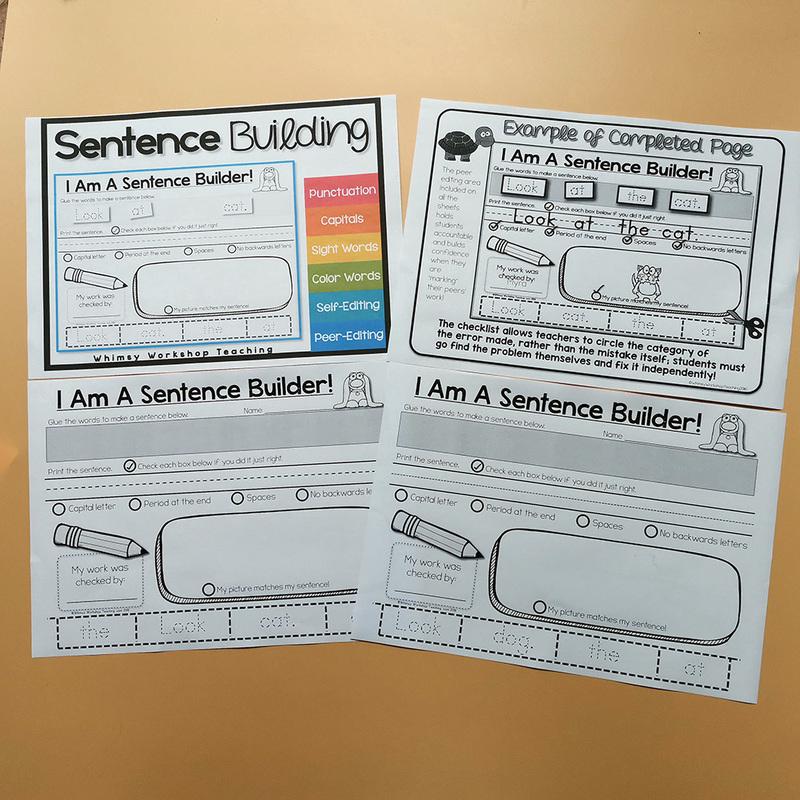 Alphabet Sentence Building Workbook Teach Books Learning English Books ...