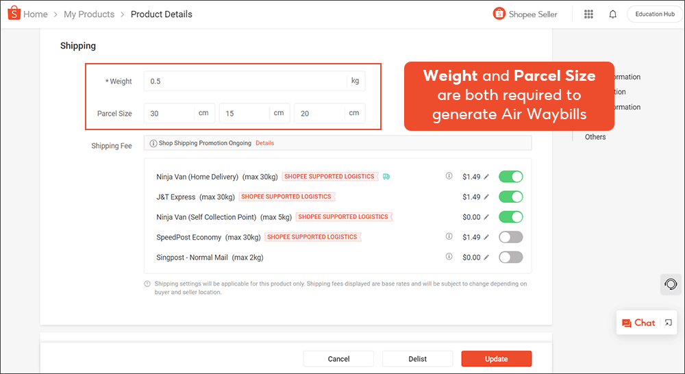 Printing Air Waybills | SG Seller Education [Shopee]