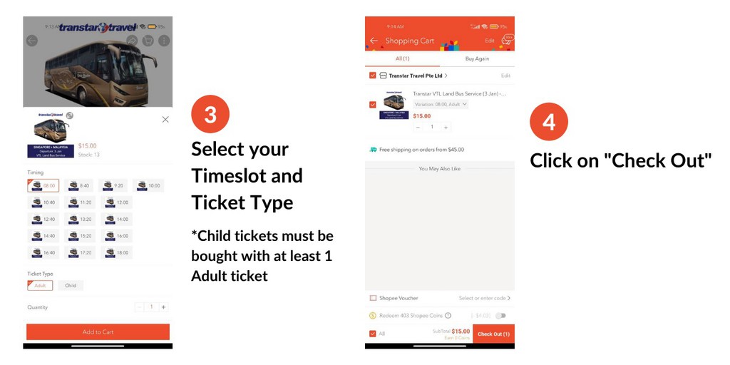 Transtar Travel Pte Ltd, Online Shop | Shopee Singapore