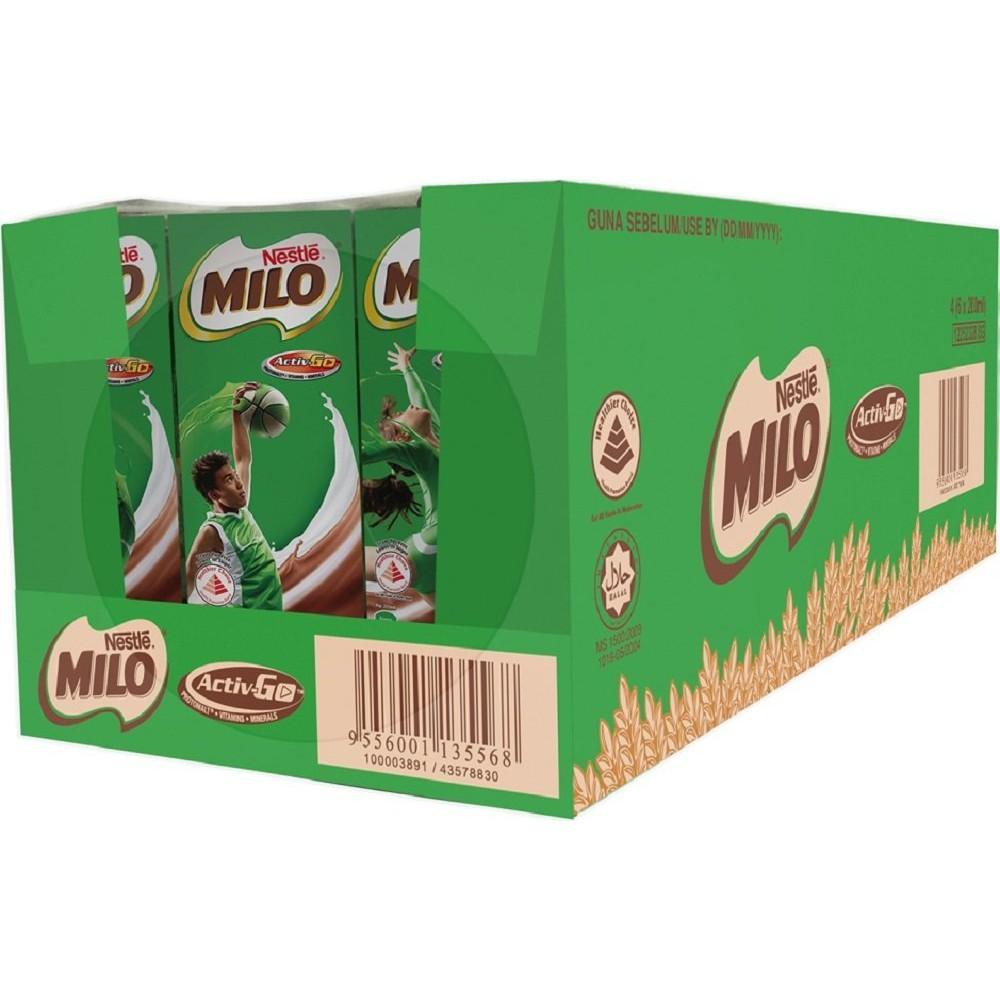 Milo Chocolate Malt UHT Packet Drink 200ml x 24 packets ( STORE PICKUP ...