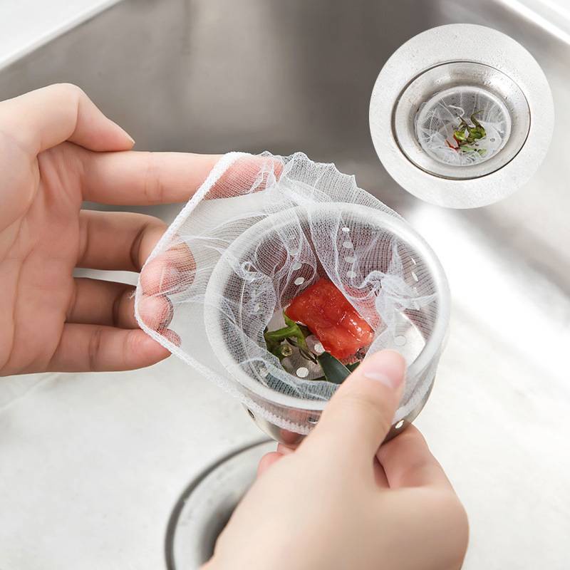 New 30 PCS 100PCS Kitchen Plastic Sink Strainer Filter | Shopee Singapore