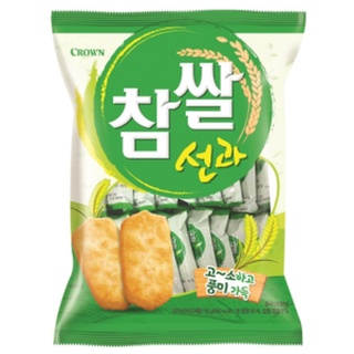 [Korean Snack] Crown Snow Rice Cracker Chamssal Seolbyung/Chamssal ...