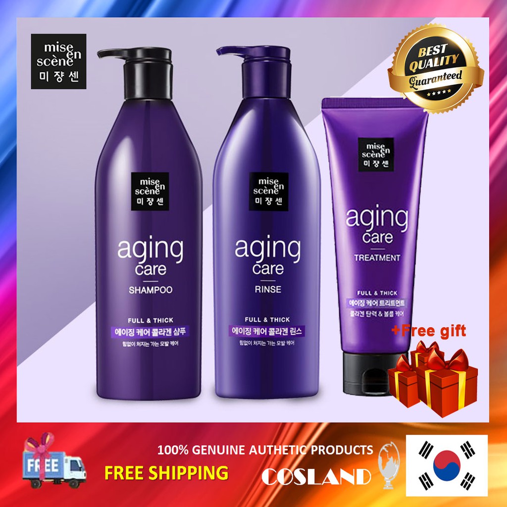 [Mise En Scene]Aging Care Shampoo 680ml / Rinse 680ml / Treatment 330ml ...