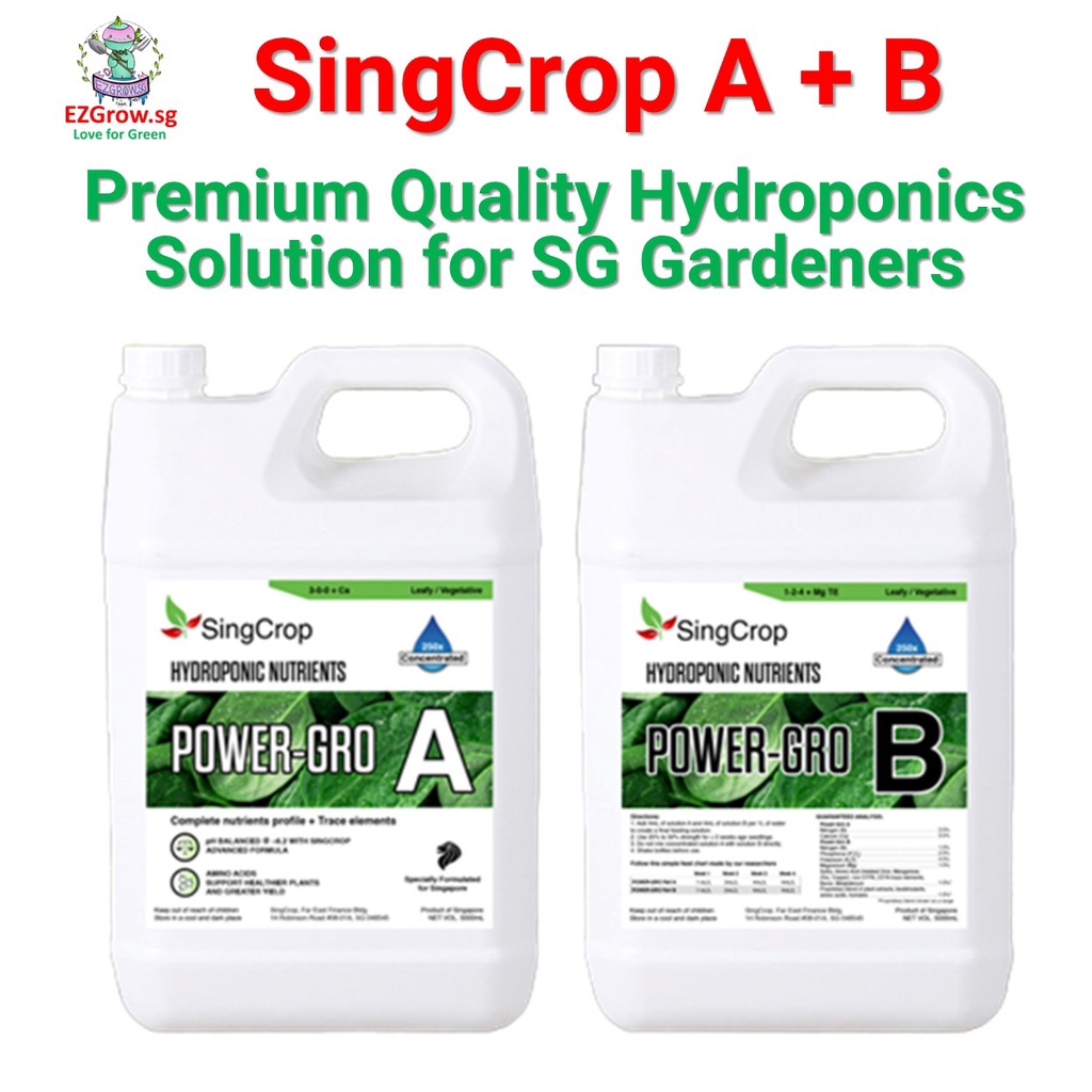 Hydroponics AB Nutrient Solution Fertigation Liquid Fertiliser 250X ...