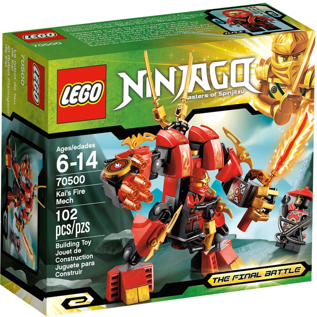 LEGO Ninjago Kai's Fire Robot 70500 | Shopee Singapore