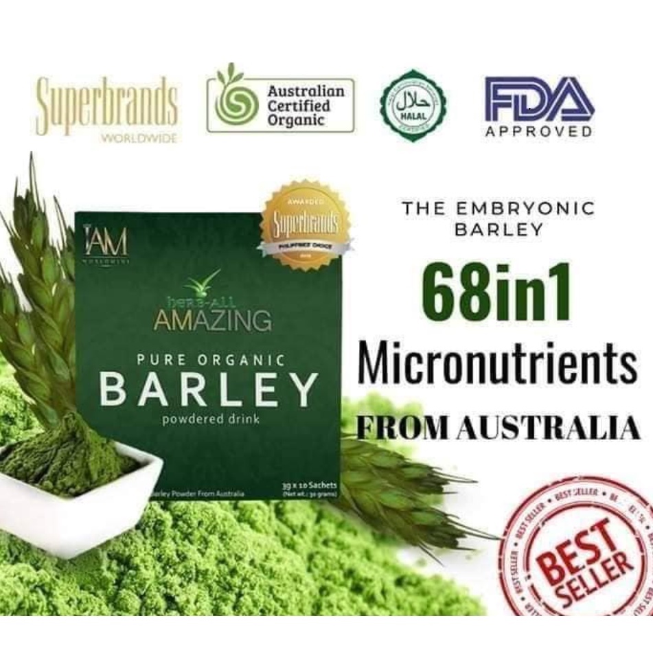 Amazing Pure Organic Barley Powder (certified) | Shopee Singapore