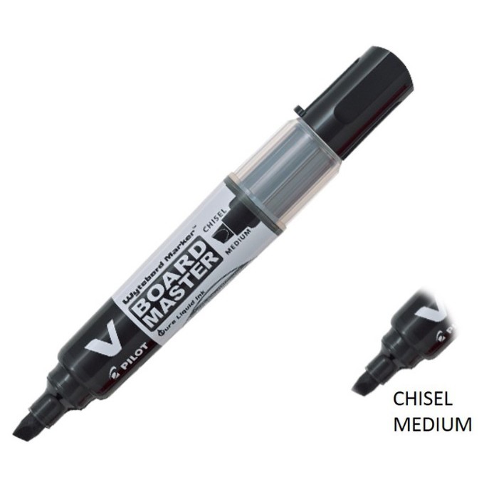 Chisel Type Pilot V Board Master Whiteboard Marker (Size: Medium Chisel ...