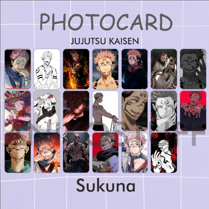 Ready STOCK SUKUNA SUKUNA SUKUNA SUKUNA PHOTOCARD Ryoment SUKUNA PC ...
