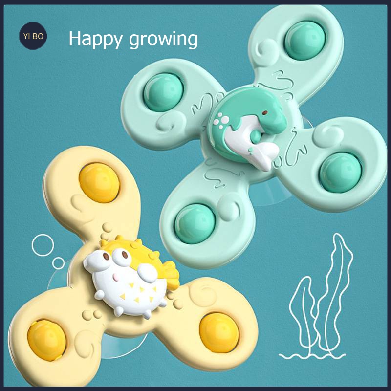 New children's suction cup fingertip spinner pop it fidget toy sensory ...