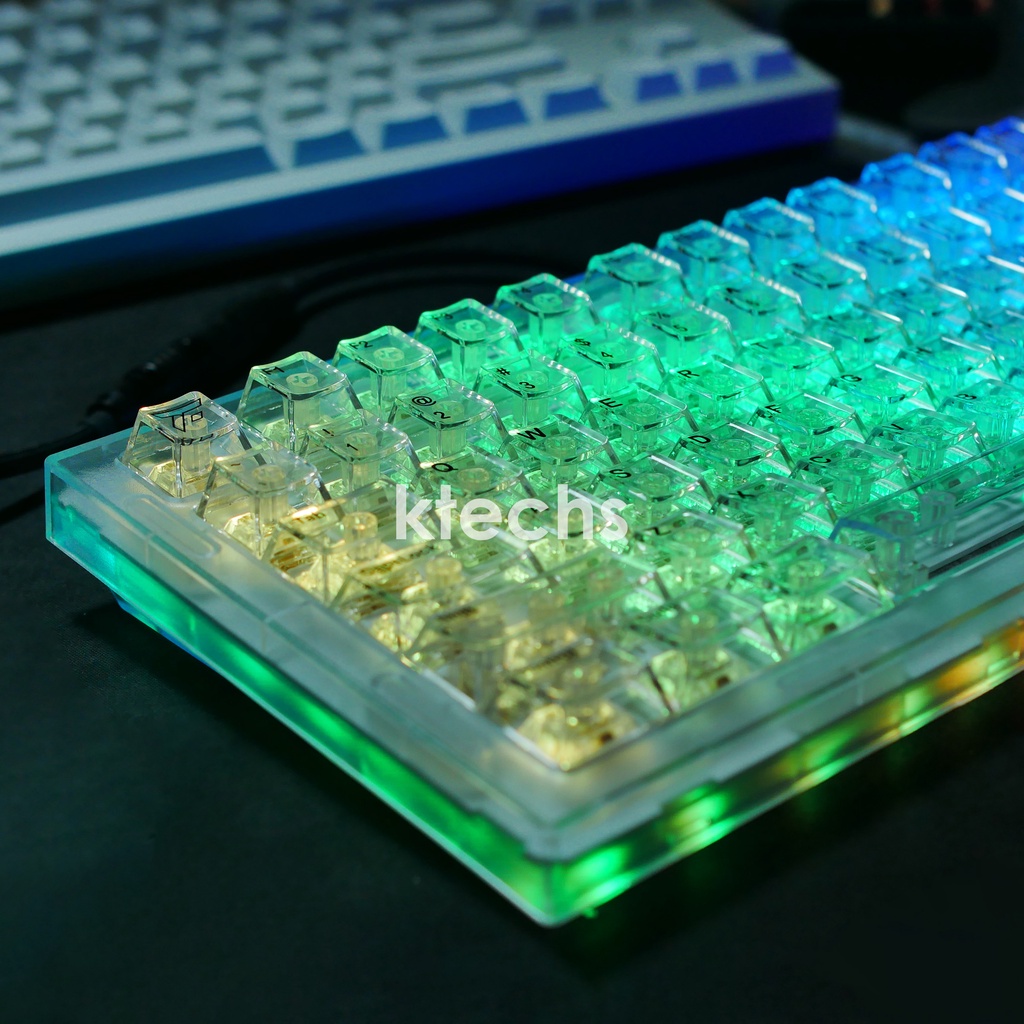 Transparent Keycap Set - 127/139 Keyboard Caps Cherry Profile, Clear ...