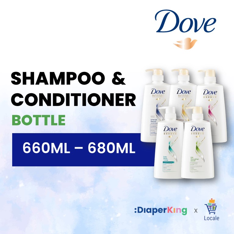 Dove Shampoo & Dove Conditioner (660ml-680ml Bottle) | Shopee Singapore