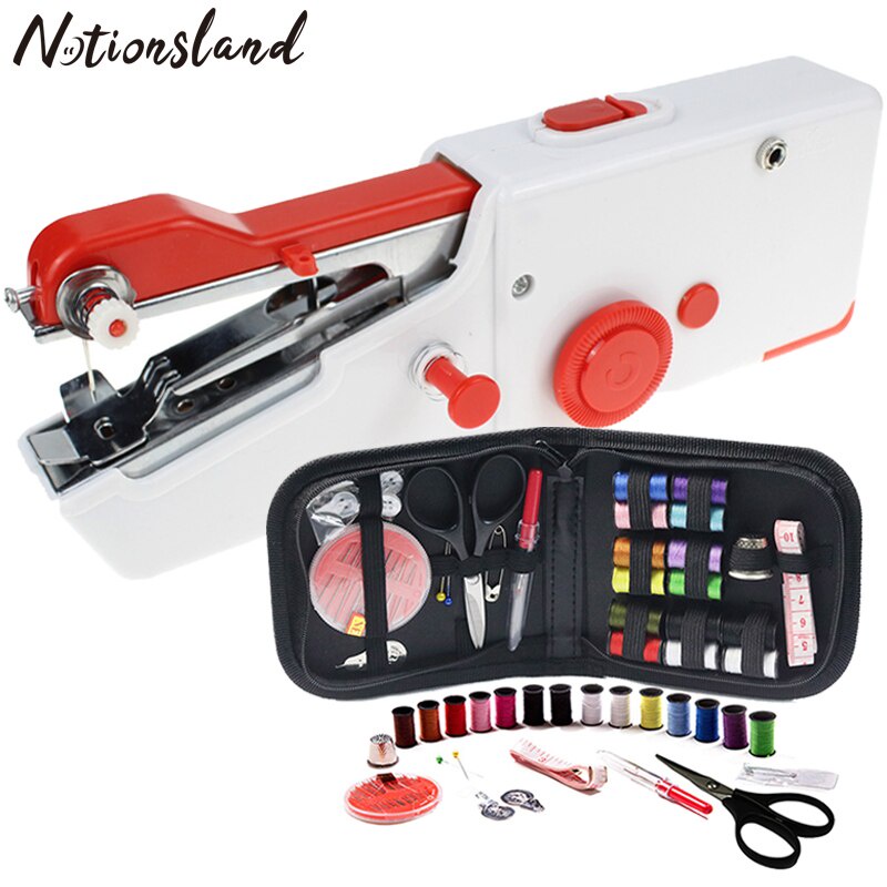 Mini Handheld Sewing Machine with Sewing Kit Quick Stitch Tool for ...