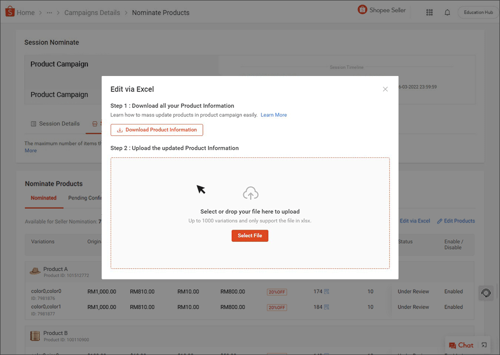 Product Campaign | MY Seller Education [Shopee]