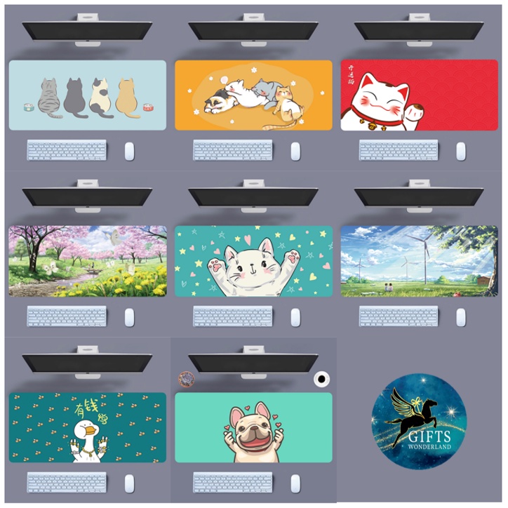 [Local Stock] Large Mat Big Mouse Pad World Map for Office Desk Gaming ...