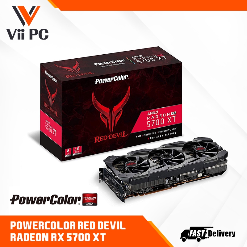 PowerColor AMD RADEON RX 5700XT Red Devil | Shopee Singapore