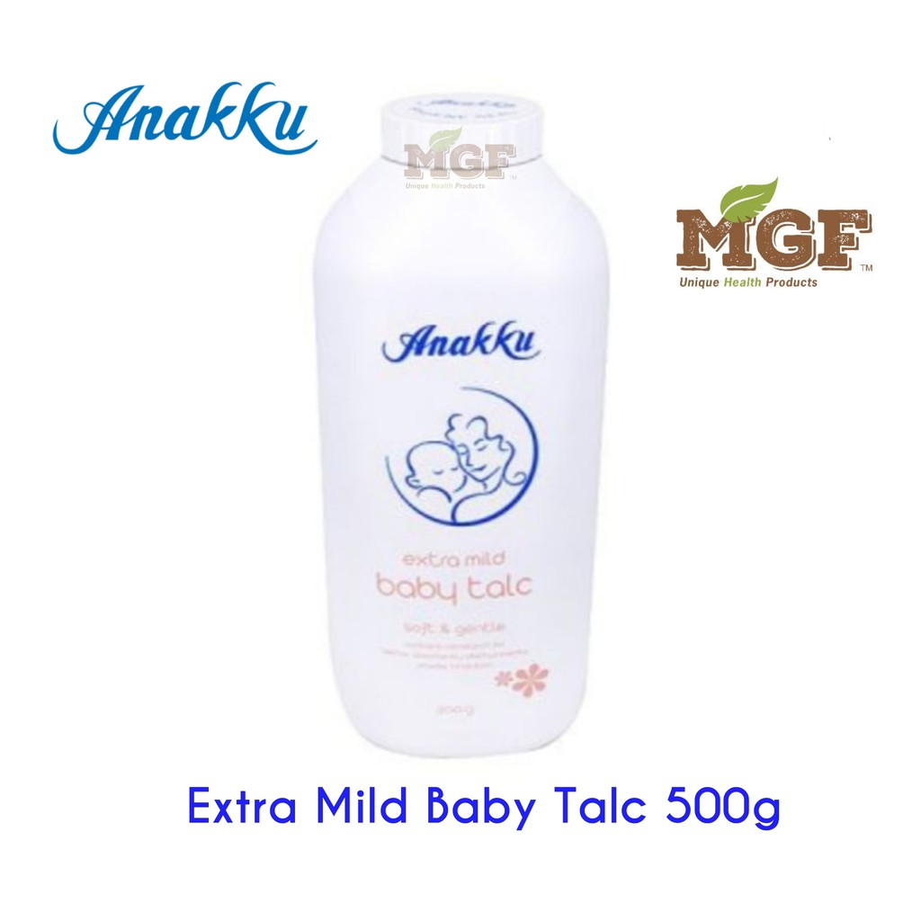 Anakku Extra Mild Baby Talc (500g) | Shopee Singapore