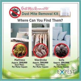 Dust Mite Removal Kit Natural Herbal x 6 Sachets ( Dust Mite Killer ...