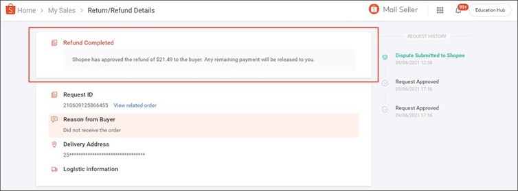 Responding to Shopee Mall Return/Refund requests | Shopee MY Seller ...