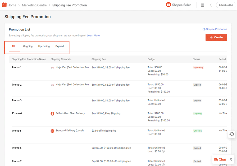 Using Seller-Defined Shipping Fee Promotion | Shopee PH Seller ...