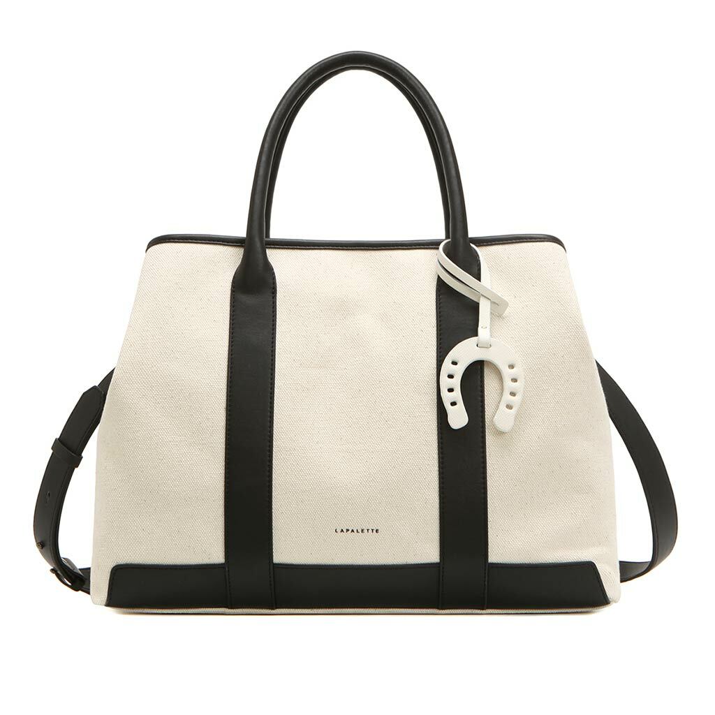 LAPALETTE Nouveau Large Shoulder Bag - Black | Shopee Singapore