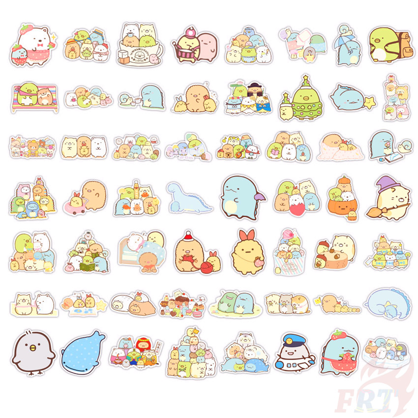 100pcs Set Sumikkogurashi Series A San X Sumikko Stickers Waterproof