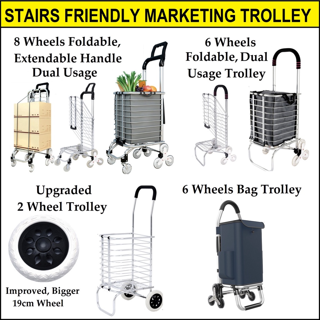 Marketing Trolley / Goods Trolley / Stairs Friendly / Multiple Usage ...