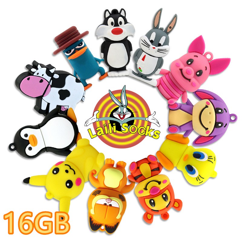 USB Flash Drive 16GB Cartoon Animals Cute Penguin cartoon usb stick Pen ...