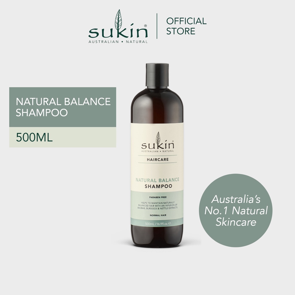 Sukin Natural Balance Shampoo | Hair Care (500Ml / 1L) | Shopee Singapore