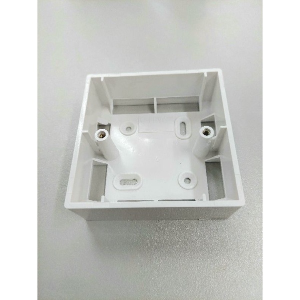 [Bundle of 2] 1 gang / single surface mounting box 86mm x 86mm x 32mm ...